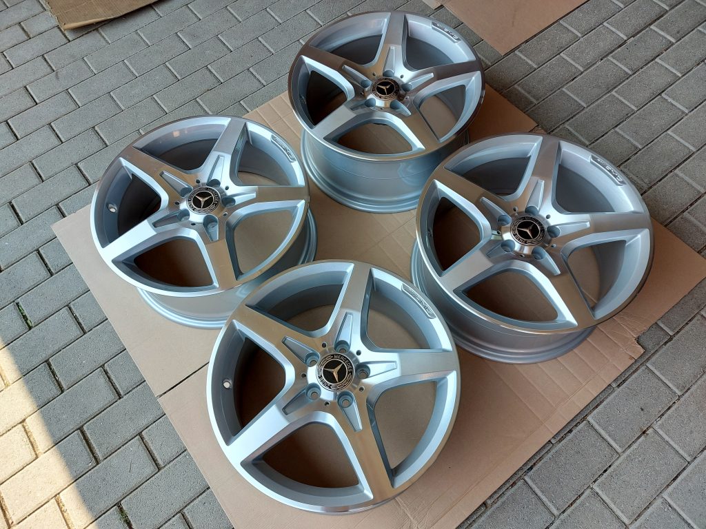 MERCEDES SL R 231 MODELL AMG ORIGINAL FELGEN 8.5 J + 9.5 J x 19 ZOLL ...